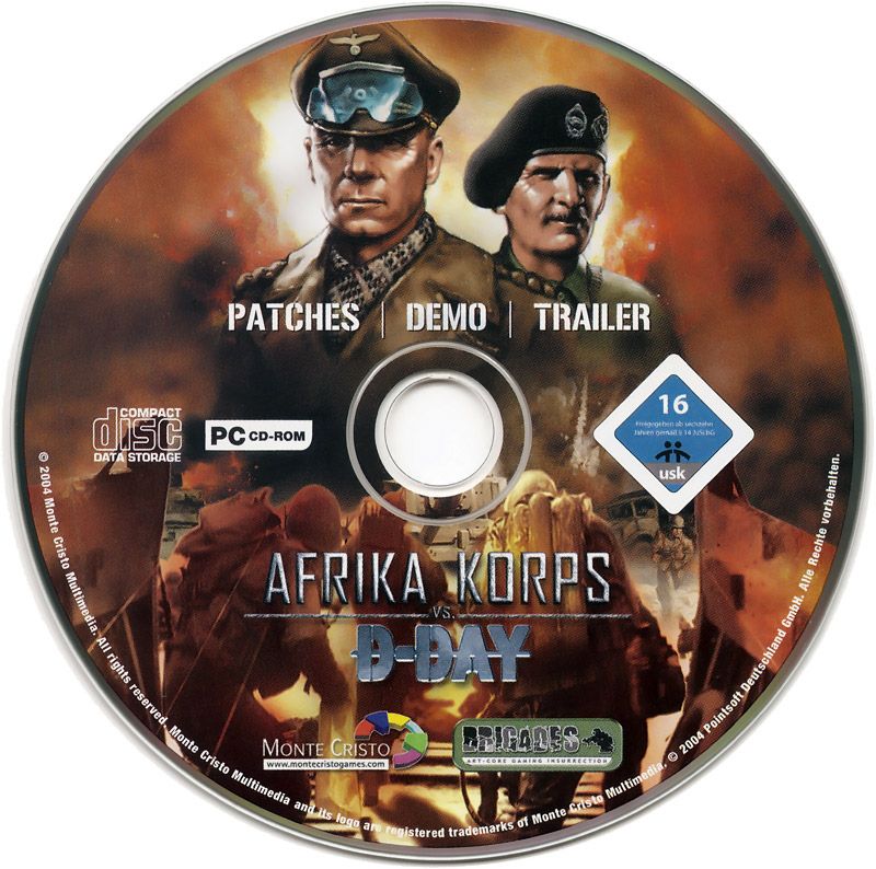 Afrika Korps vs. D-Day cover or packaging material - MobyGames