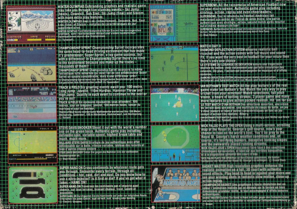 Game Set and Match 2 cover or packaging material - MobyGames