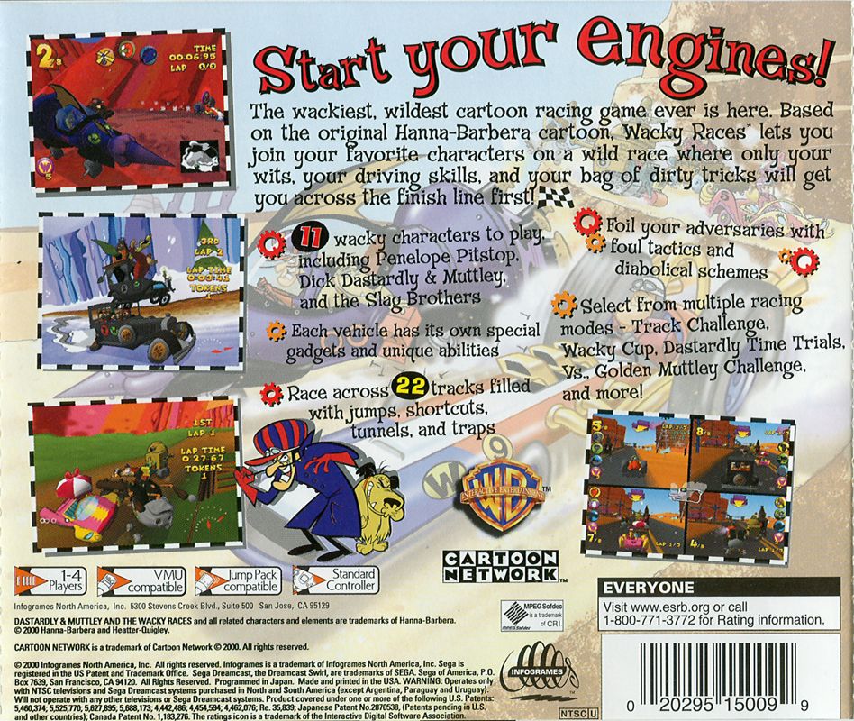 Wacky Races cover or packaging material - MobyGames
