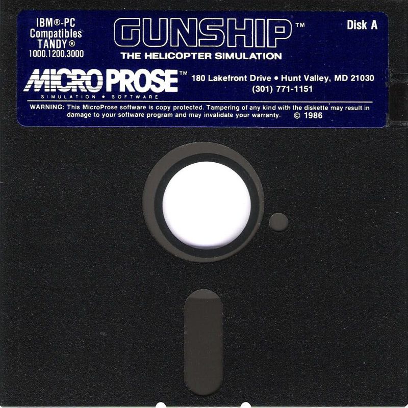 Gunship cover or packaging material - MobyGames