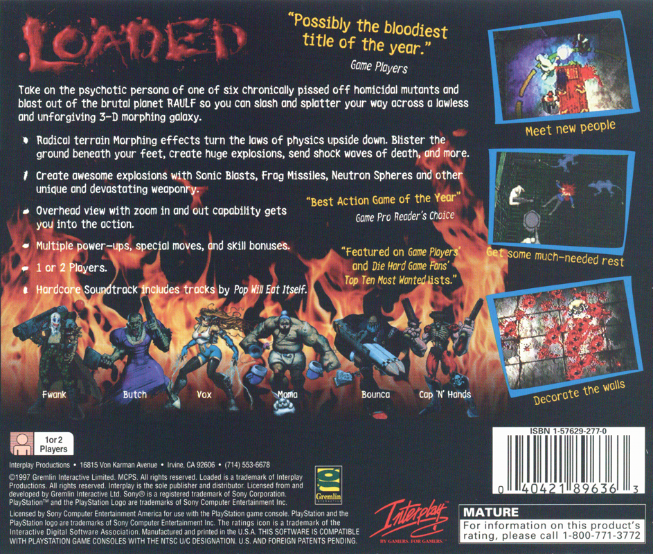 Loaded cover or packaging material - MobyGames