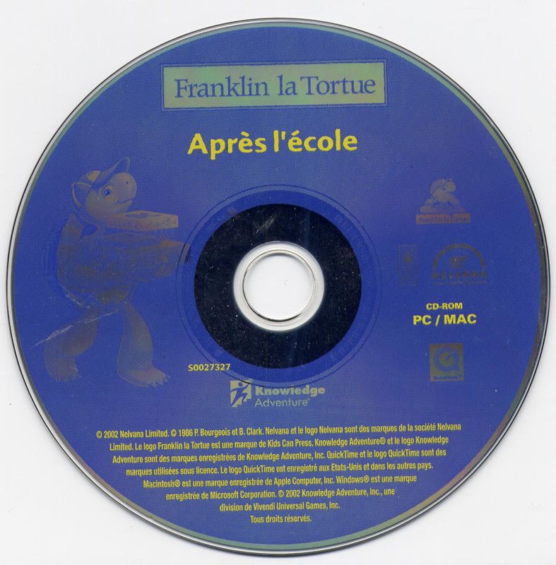 Franklin the Turtle: After School cover or packaging material - MobyGames