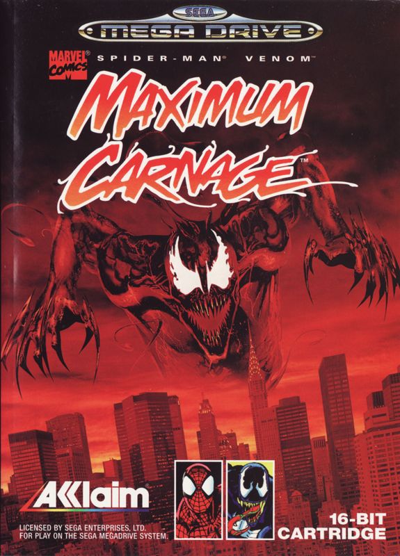 Spider-Man / Venom: Maximum Carnage cover or packaging material - MobyGames