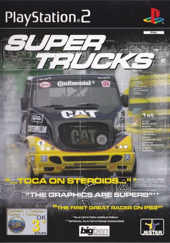 Super Trucks Racing cover or packaging material - MobyGames