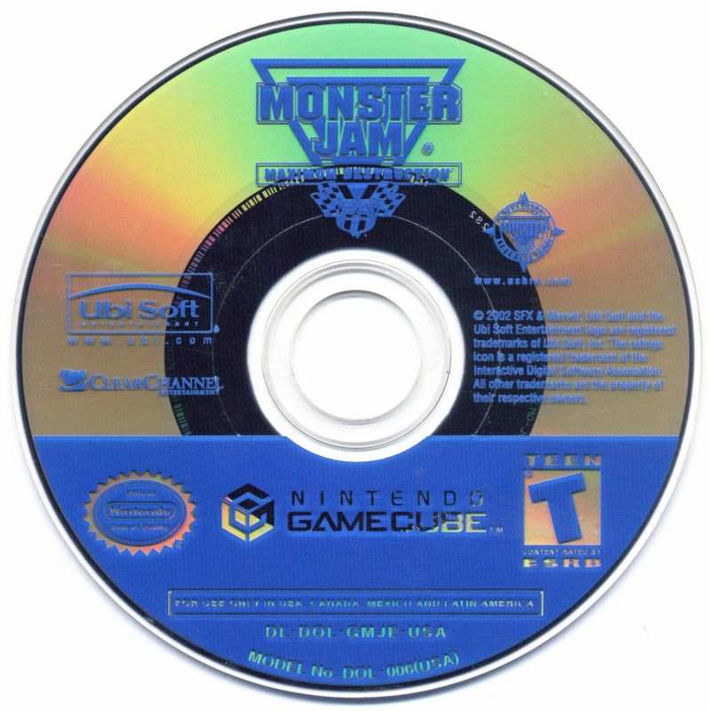 Monster Jam: Maximum Destruction cover or packaging material - MobyGames