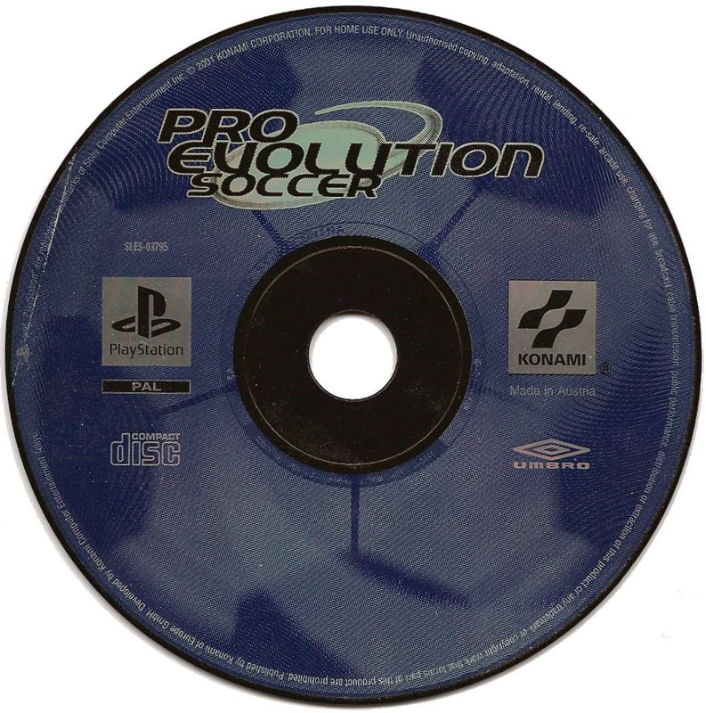 Pro Evolution Soccer cover or packaging material - MobyGames