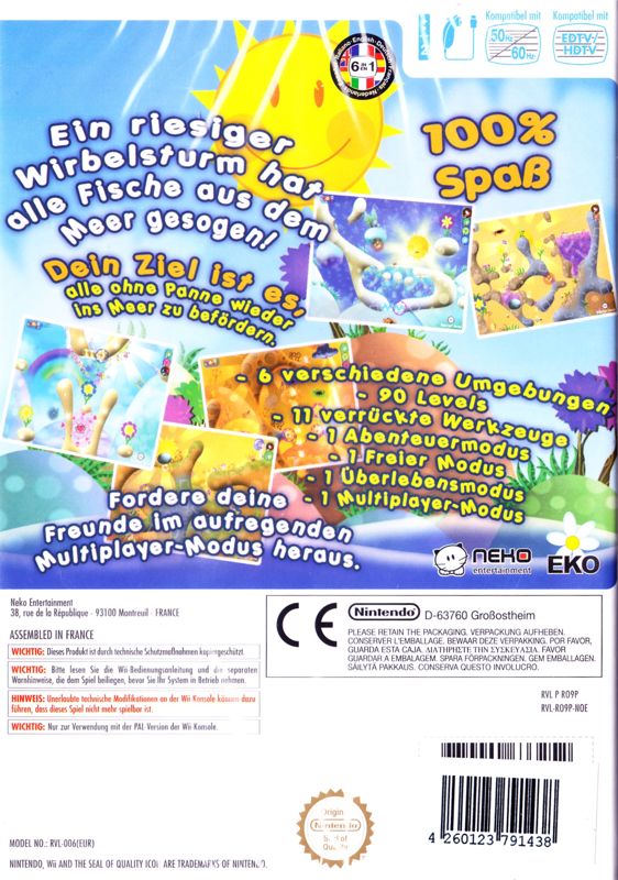 Downstream Panic! cover or packaging material - MobyGames