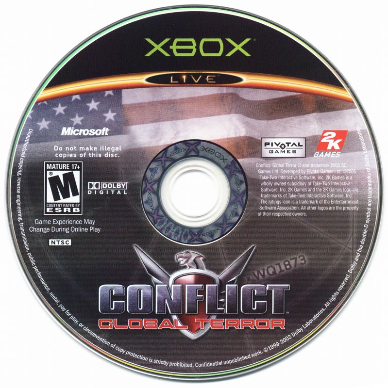 Conflict: Global Terror cover or packaging material - MobyGames