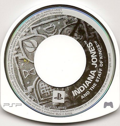 Indiana Jones and the Staff of Kings cover or packaging material ...