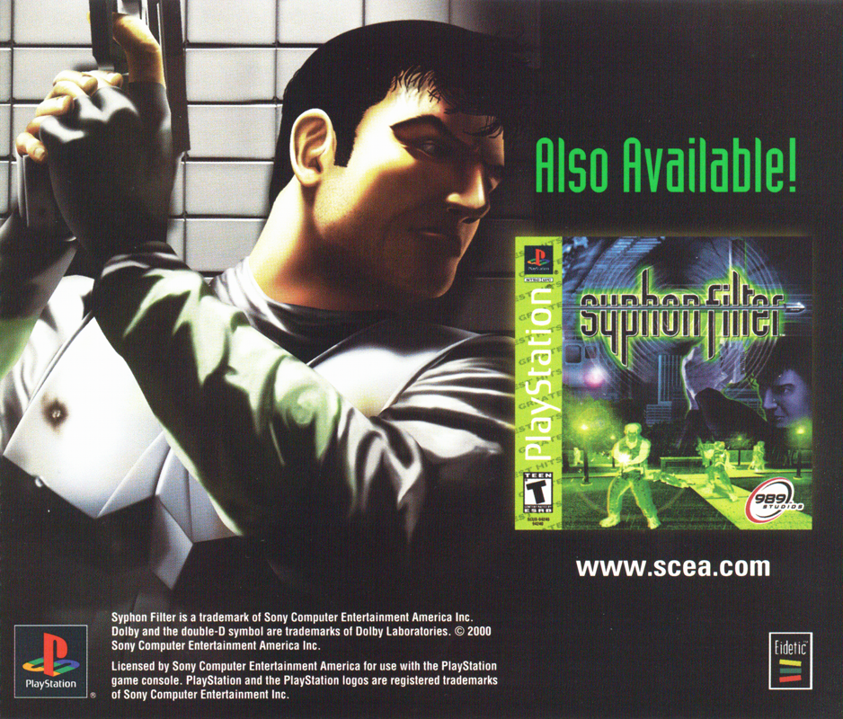 Syphon Filter 2 cover or packaging material - MobyGames