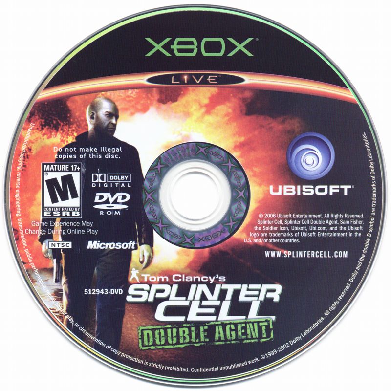Tom Clancy's Splinter Cell: Double Agent cover or packaging material ...