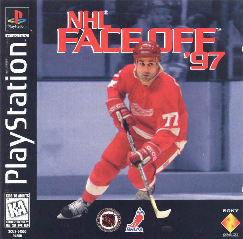 NHL FaceOff '97 cover or packaging material - MobyGames