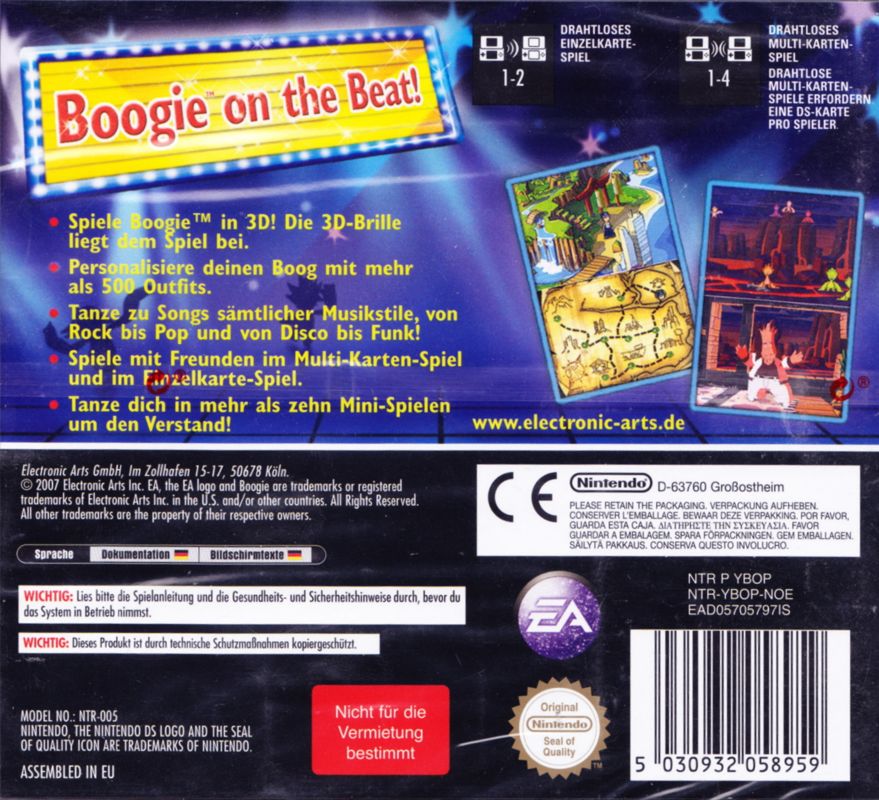 Boogie cover or packaging material - MobyGames