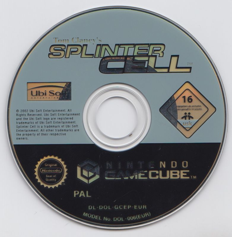 Tom Clancy's Splinter Cell cover or packaging material - MobyGames