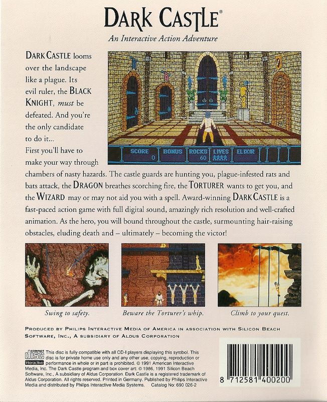 Dark Castle cover or packaging material - MobyGames