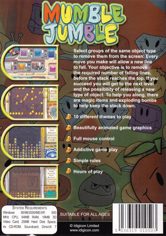 Mumble Jumble cover or packaging material - MobyGames