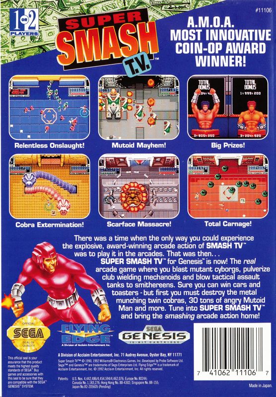 Smash T.V. cover or packaging material - MobyGames