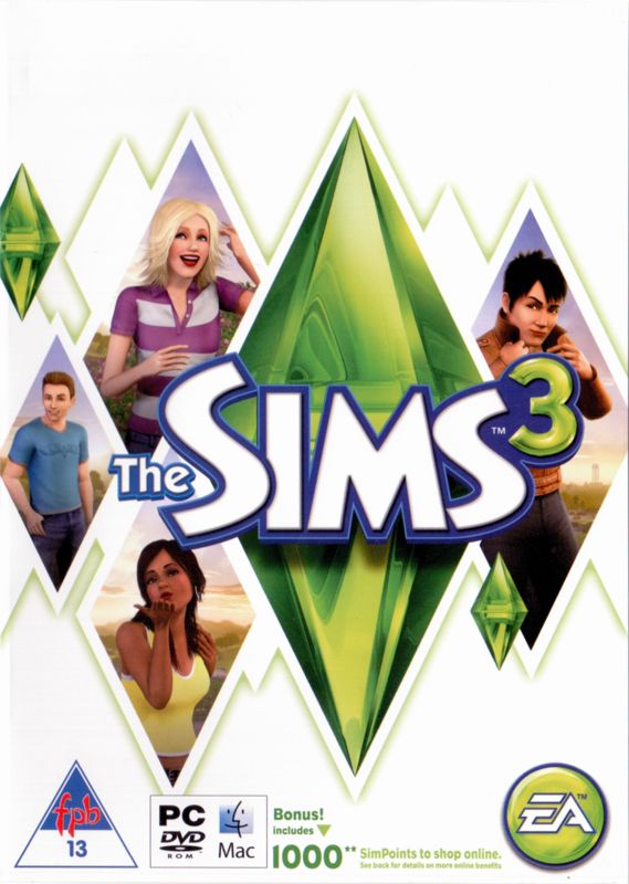 The Sims 3 cover or packaging material - MobyGames