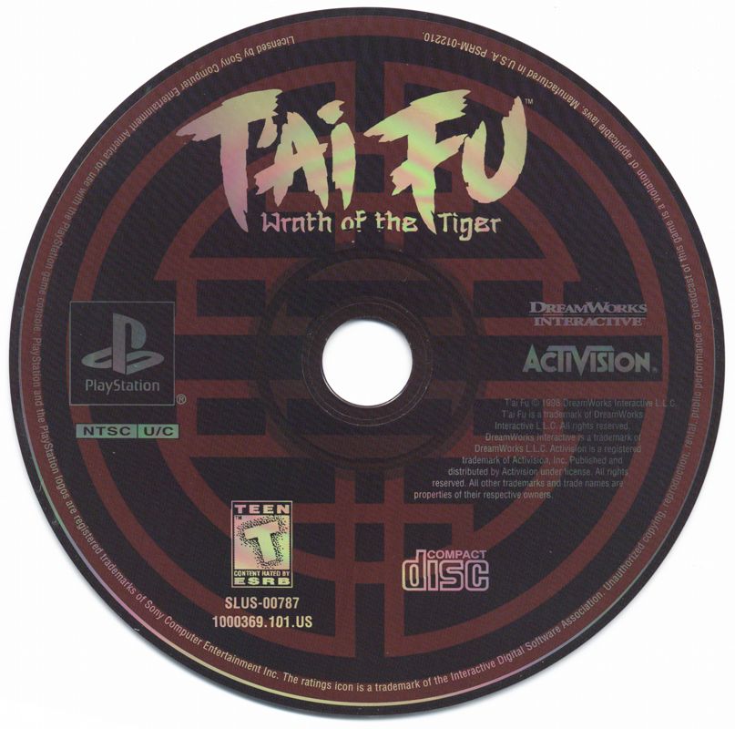 T'ai Fu: Wrath of the Tiger cover or packaging material - MobyGames