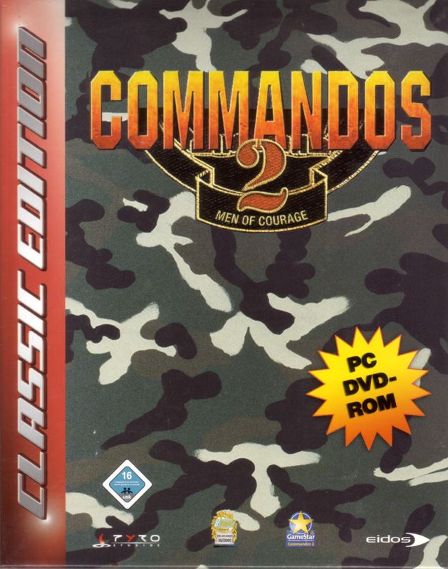 Commandos 2: Men of Courage cover or packaging material - MobyGames