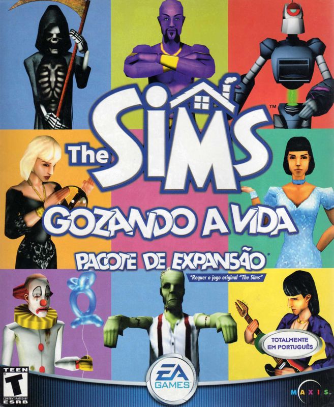 The Sims: Livin' Large cover or packaging material - MobyGames