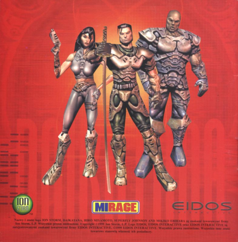 John Romero's Daikatana cover or packaging material - MobyGames