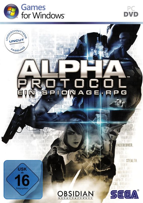 Alpha Protocol cover or packaging material - MobyGames