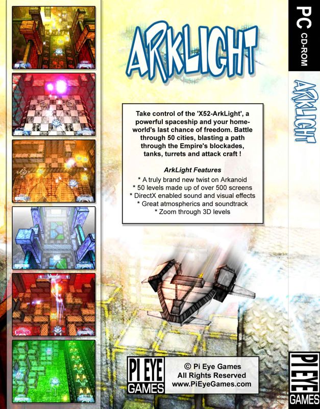 ArkLight cover or packaging material - MobyGames