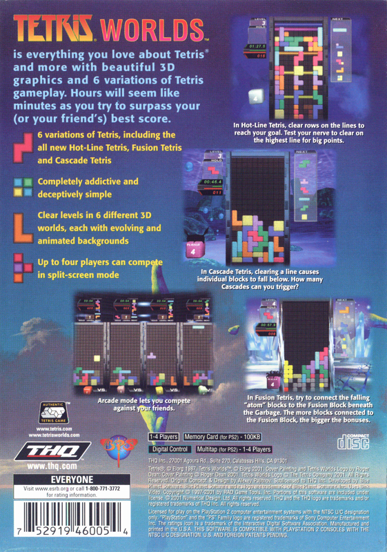 Tetris Worlds cover or packaging material - MobyGames