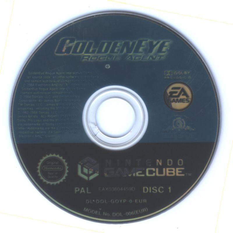 GoldenEye: Rogue Agent cover or packaging material - MobyGames