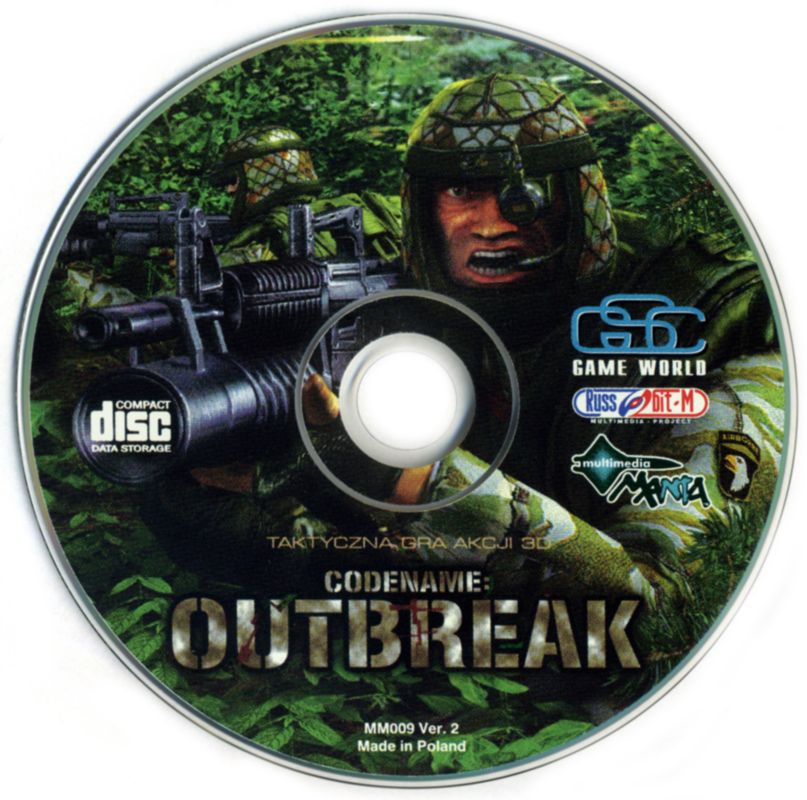 Codename: Outbreak cover or packaging material - MobyGames