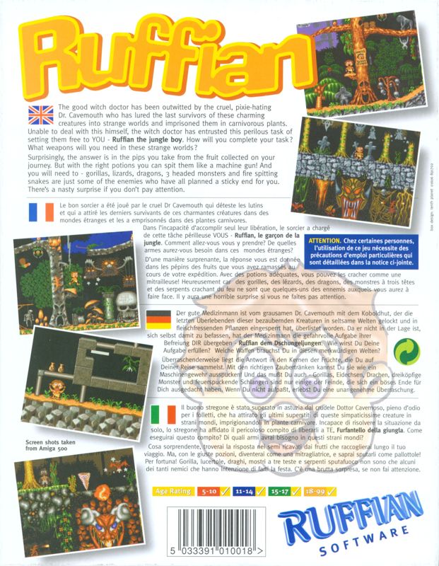 Ruffian cover or packaging material - MobyGames