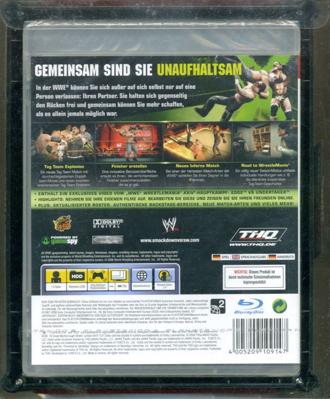 WWE Smackdown vs Raw 2009 (Collector's Edition) cover or packaging ...