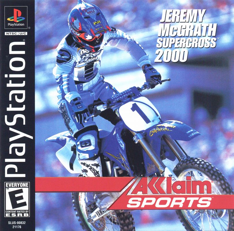 Jeremy McGrath Supercross 2000 cover or packaging material MobyGames
