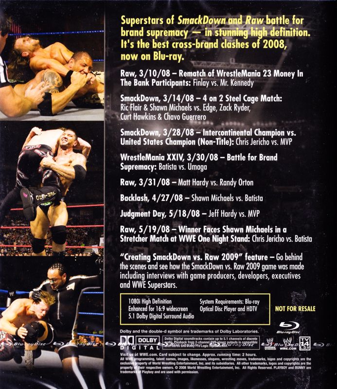 WWE Smackdown vs Raw 2009 (Collector's Edition) cover or packaging ...