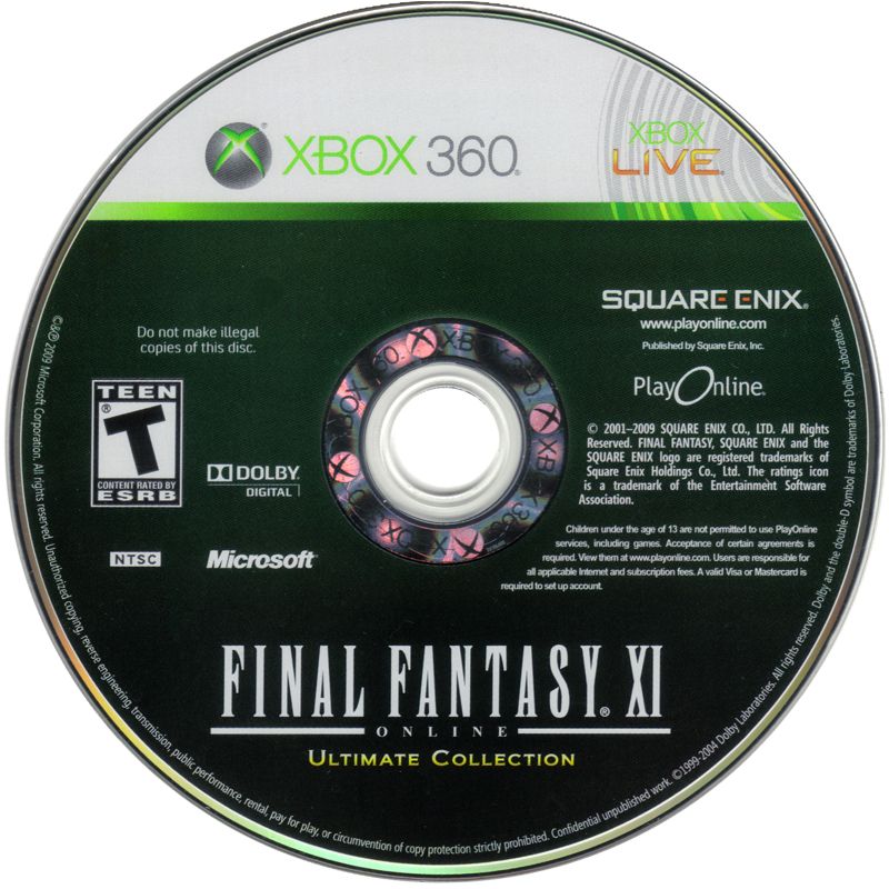 Final Fantasy XI Online: Ultimate Collection cover or packaging ...