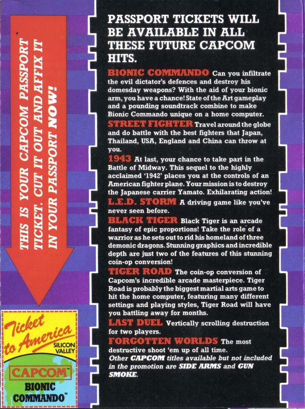 Bionic Commando cover or packaging material - MobyGames