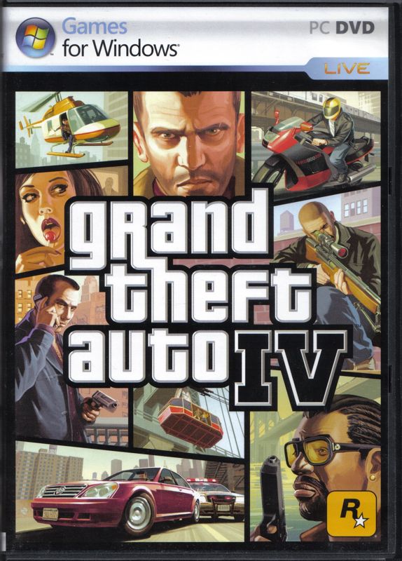 Grand Theft Auto IV cover or packaging material - MobyGames