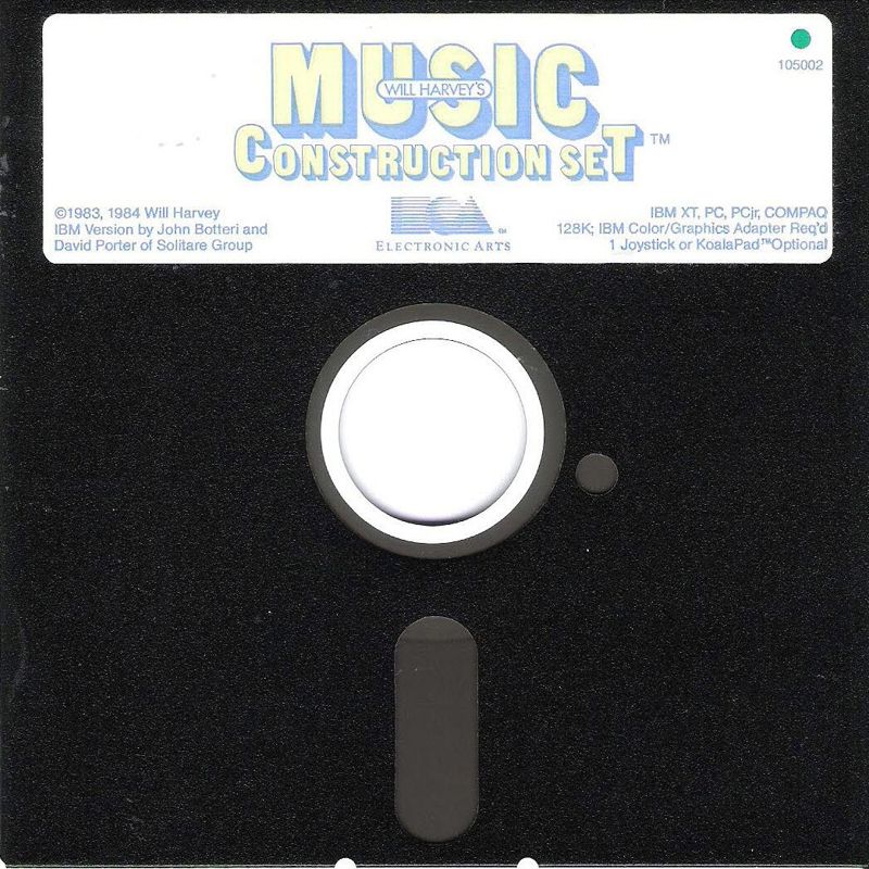 Will Harvey's Music Construction Set cover or packaging material ...