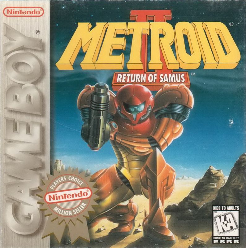 Metroid II: Return of Samus cover or packaging material - MobyGames