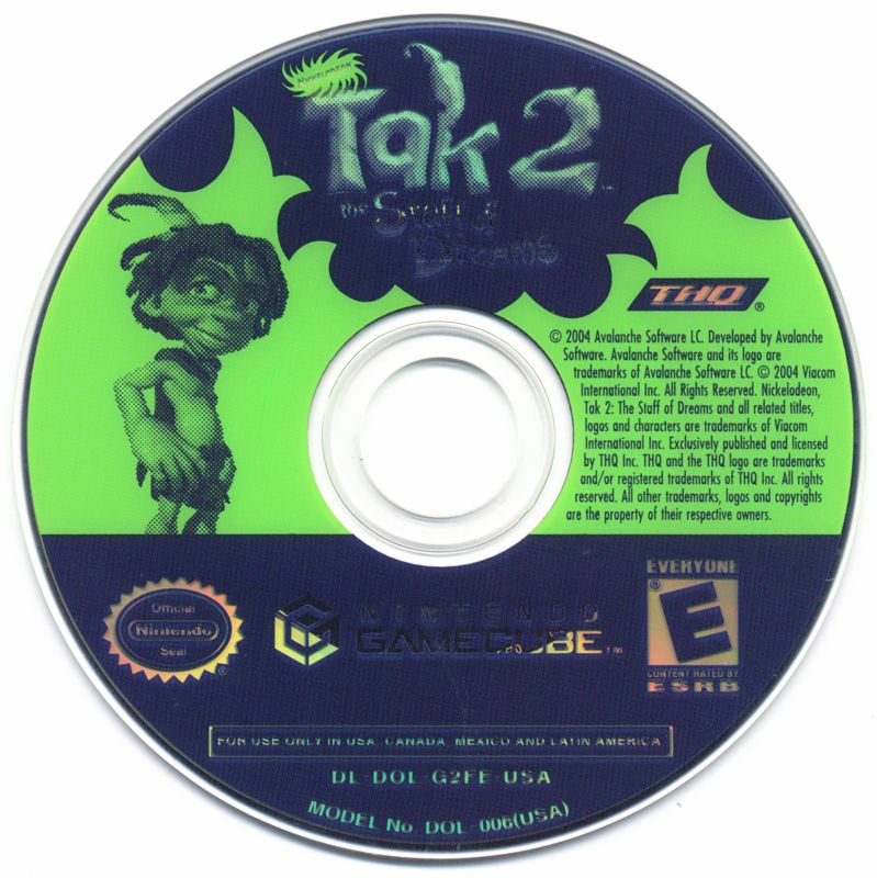 Tak 2: The Staff of Dreams cover or packaging material - MobyGames