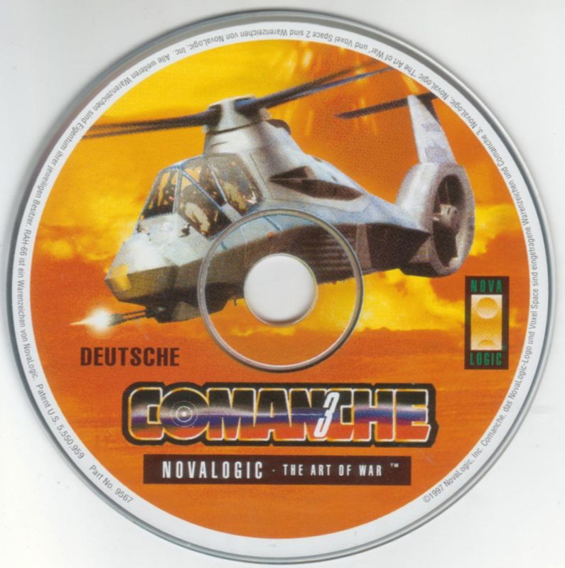 Comanche 3 cover or packaging material - MobyGames