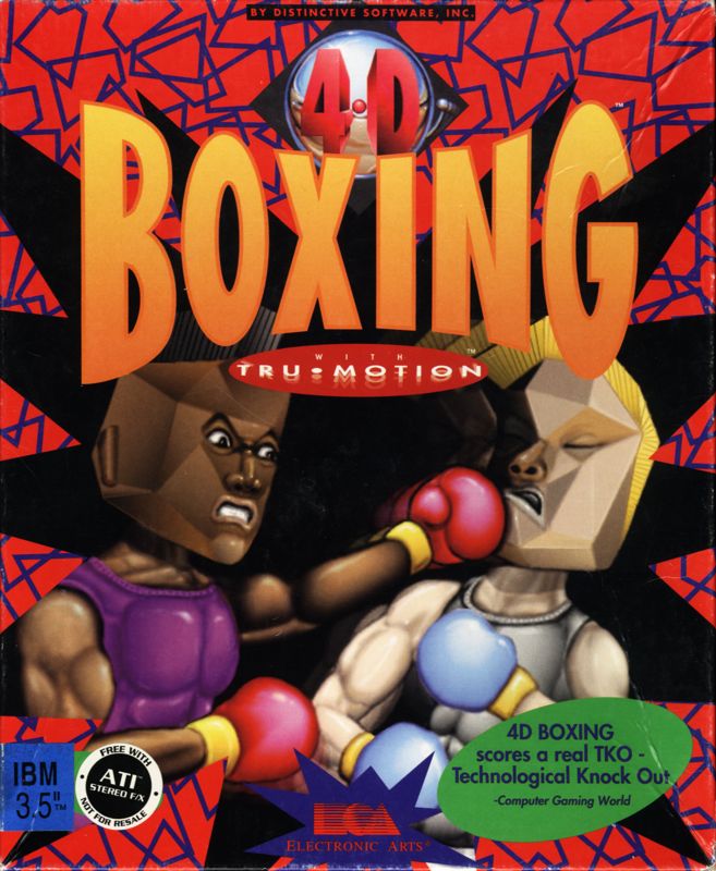 4-D Boxing cover or packaging material - MobyGames