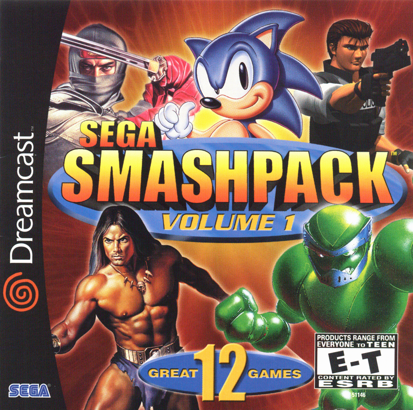 Sega Smash Pack: Volume 1 cover or packaging material - MobyGames