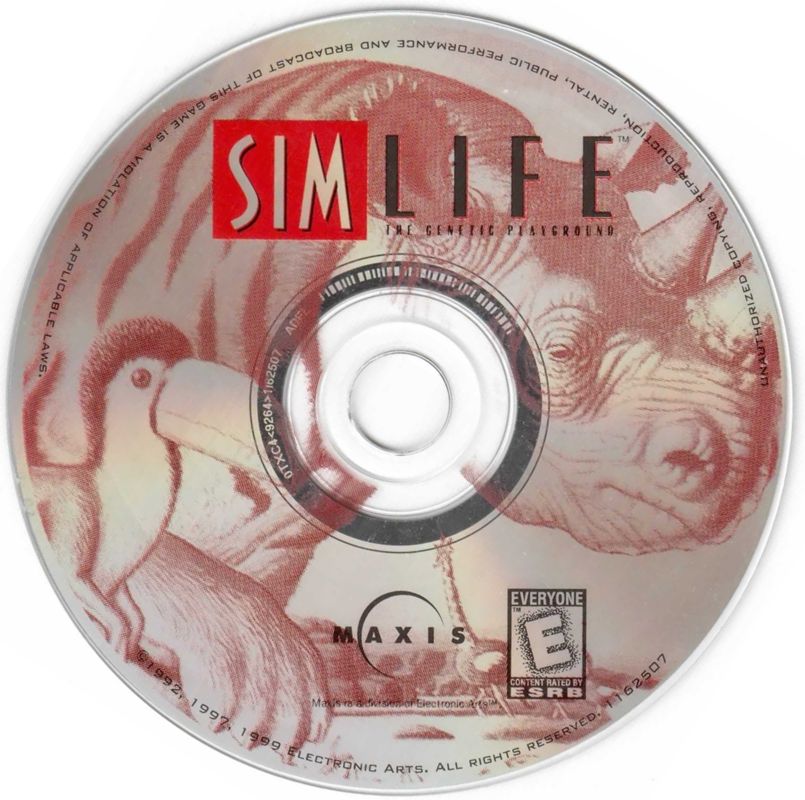 SimLife cover or packaging material - MobyGames