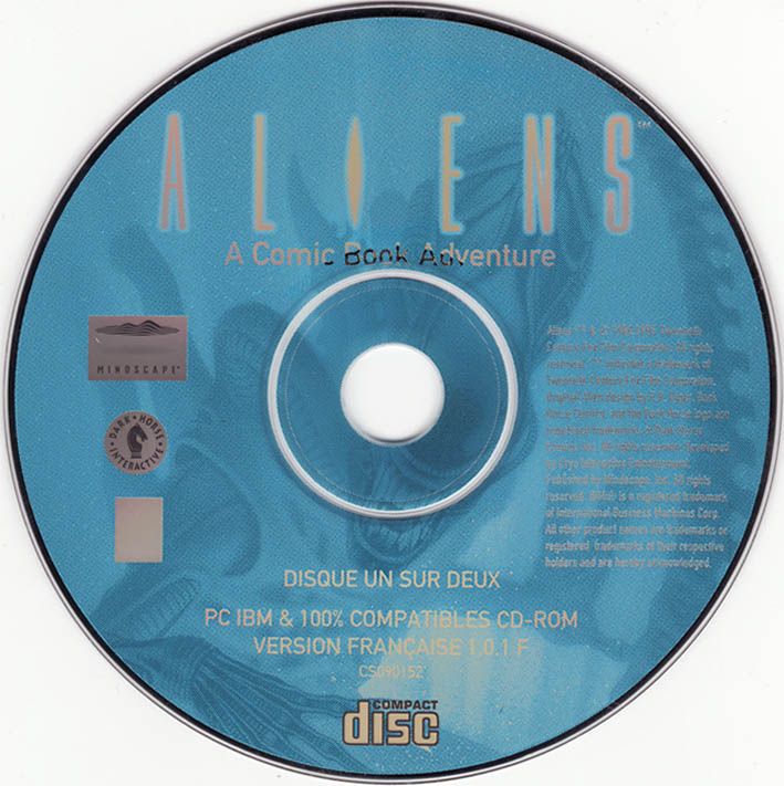 Aliens: A Comic Book Adventure cover or packaging material - MobyGames