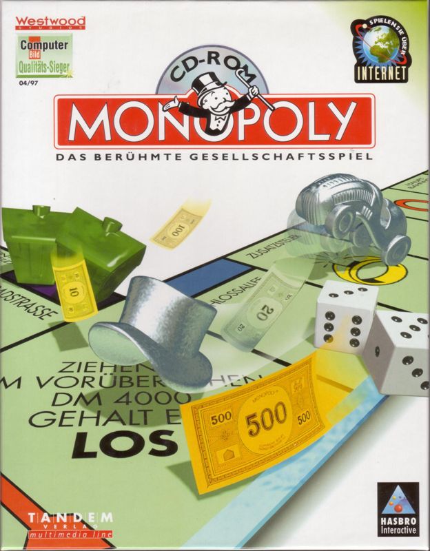 Monopoly cover or packaging material - MobyGames