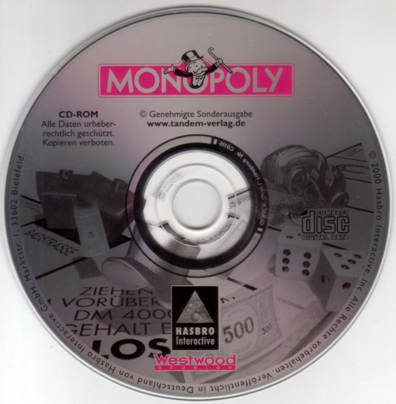 Monopoly cover or packaging material - MobyGames
