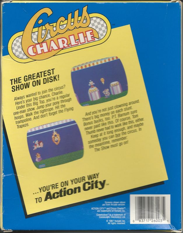 Circus Charlie cover or packaging material - MobyGames