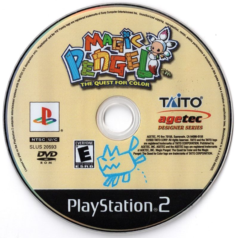 Magic Pengel: The Quest for Color cover or packaging material - MobyGames